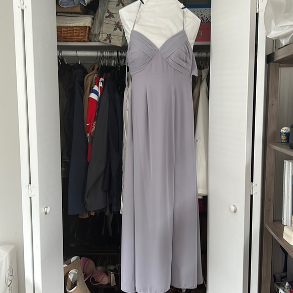 Azazie | Dresses | Azazie Hailey Bridesmaid Dress Fog Color | Poshmark